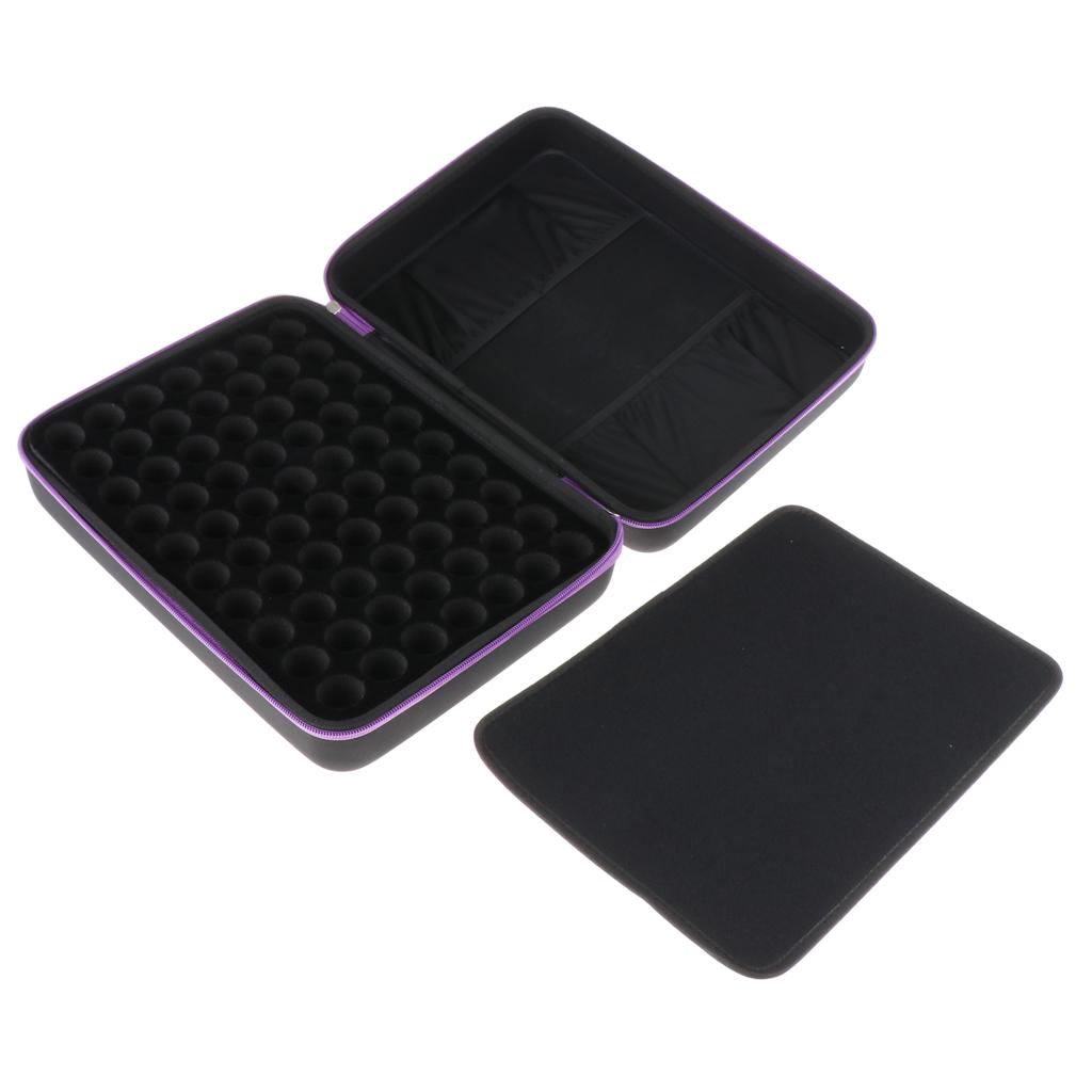 70 Grids EVA Aroma Essential Oil Carrying Bag Case for 15ml Roller ...