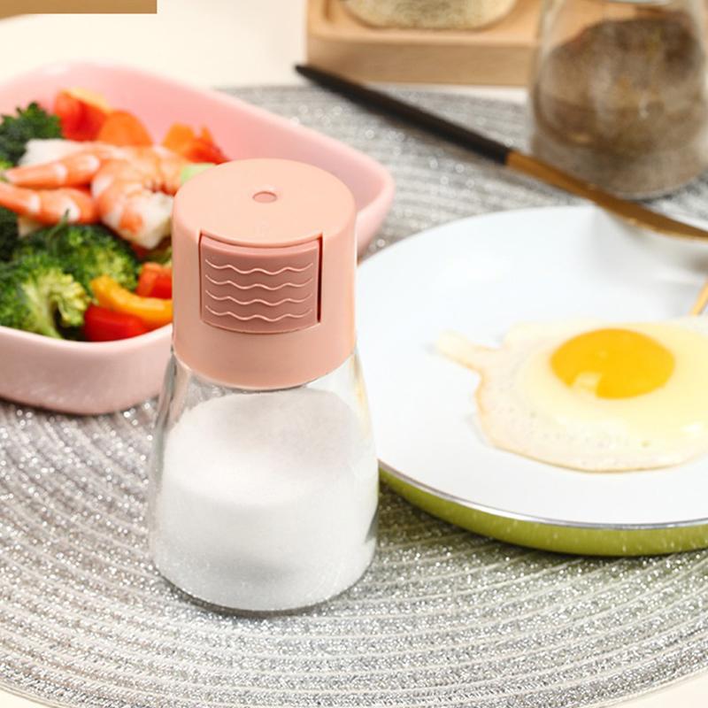 Buy 0.5G Metering Salt Shaker Push Type Salt Dispenser Salt Tank Sugar ...