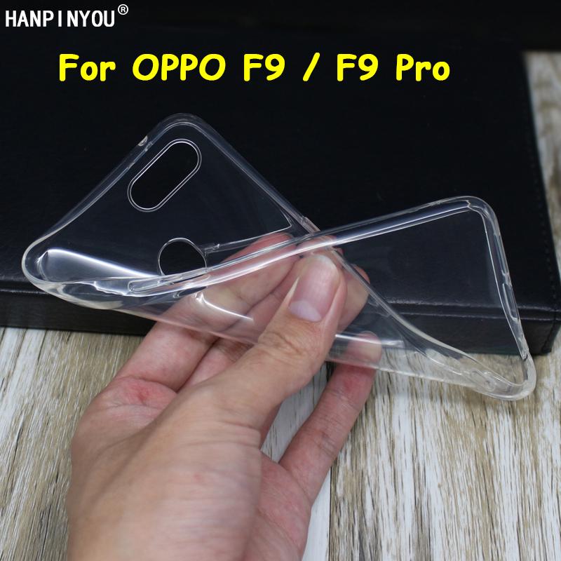 Buy For OPPO F9 / F9 Pro 6.3" Slim Crystal Clear Transparent Soft TPU ...