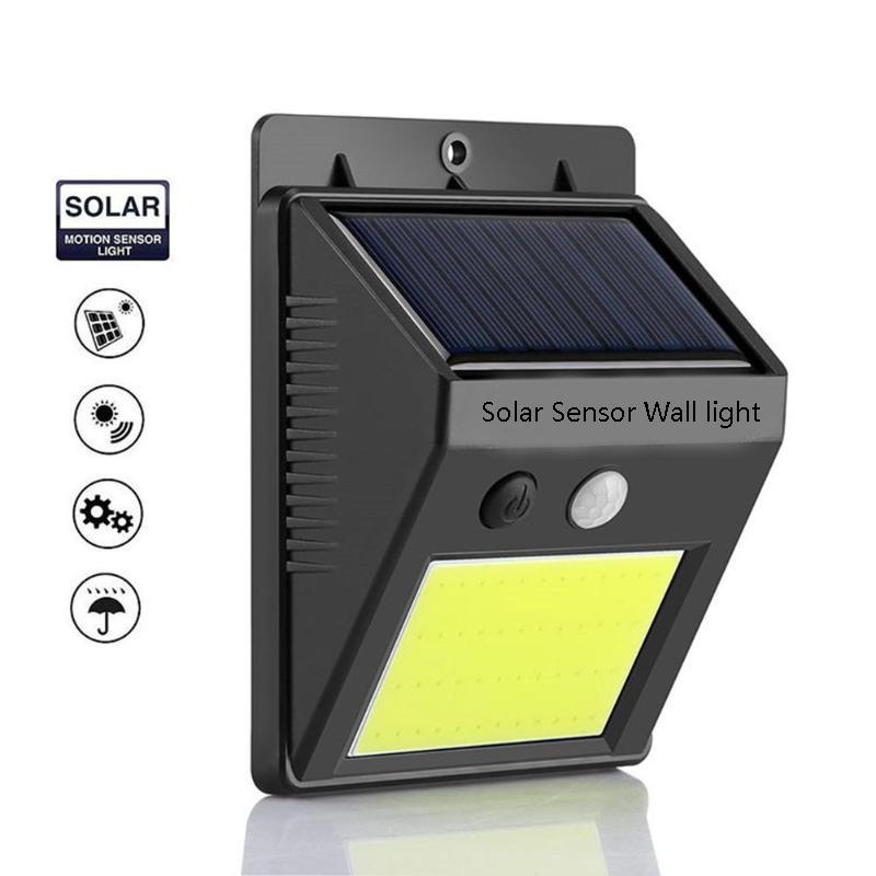 Digoo Waterproof Solar Panel Motion Sensor Light Powered IP44 Human ...