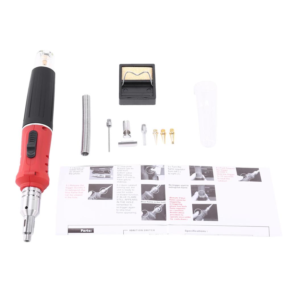 Buy 10 In 1 -1115K Butane Gas Soldering Iron Set For Welding Torch Tool ...