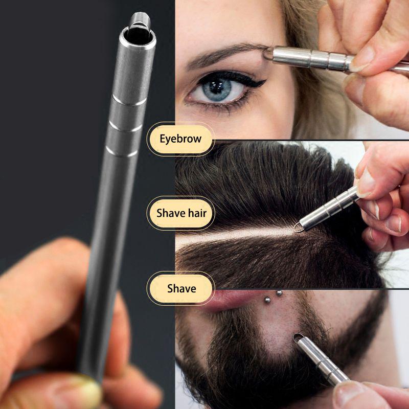 Buy 1 Set Hair Styling Eyebrows Beards Pen Razor Salon Engraved Pen ...