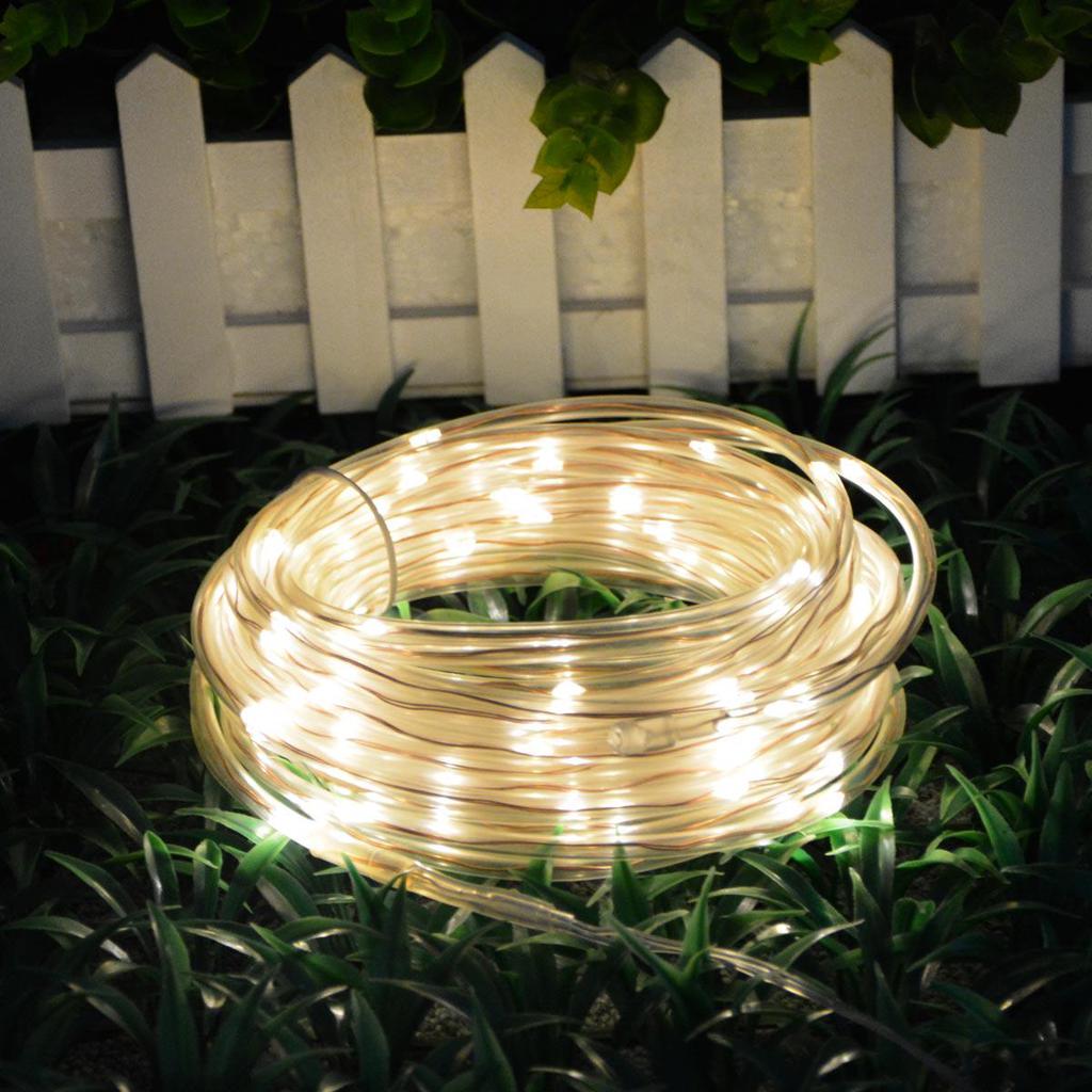 10M Solar LED Copper wire string light Lawn Light waterproof outdoor ...