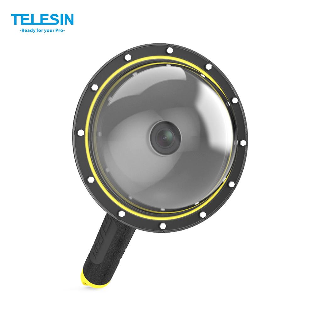 HBKS TELESIN 6 Inch Dome Port Cover Kit Camera Lens Transparent Cover ...
