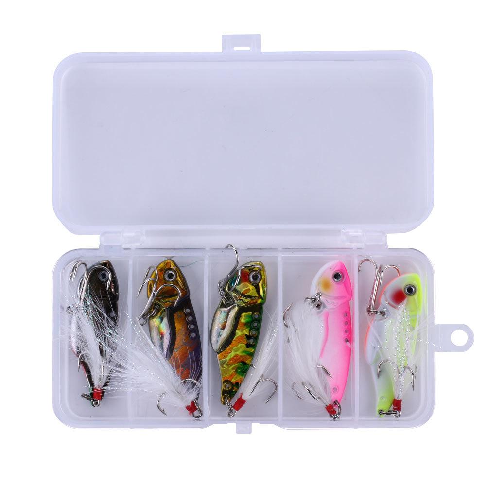 1PCS 5.5cm 11g Metal VIB Lures 3D Eyes Vivid Vibration Spoon Lure Fishing Bait Bass Artificial ...