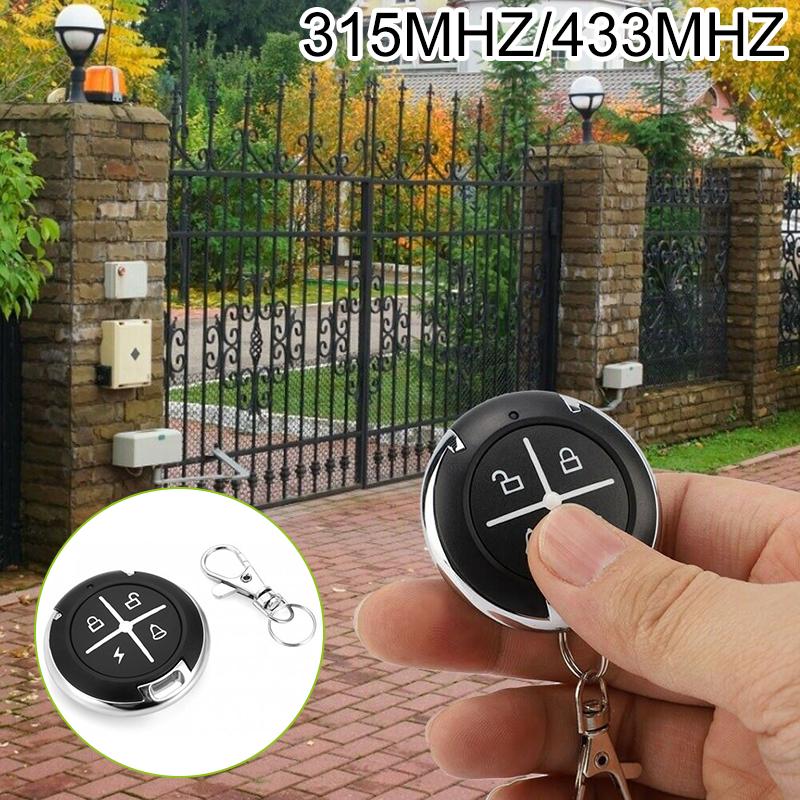 Buy Round Garage Door Opener Gate 4 Button Remote Control Rolling Code ...