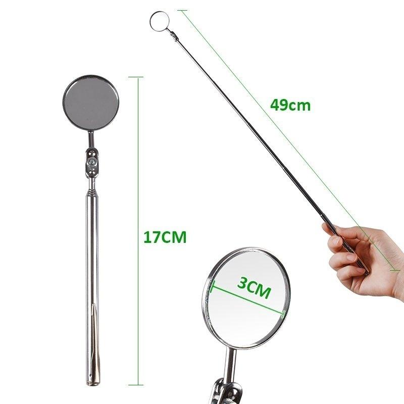 Automotive Telescopic Detection Lens Inspection Hand Tool Ronde Spiegel ...