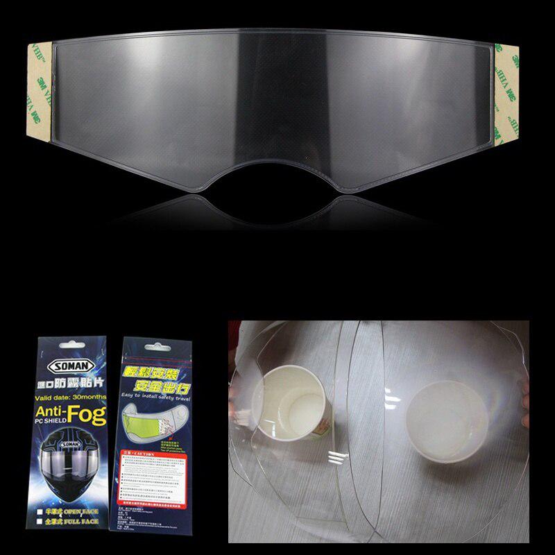 Buy Anti-Fog Helmet Lens film universal for the Motorcycle Helmet visor ...