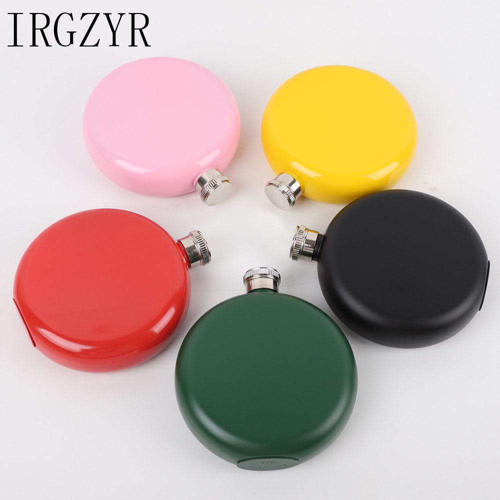Buy IRGZYR 5Oz Portable Round Wine Pot Food Grade 304 Stainless Steel ...