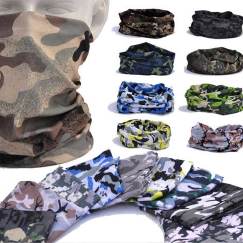 Buy Winter Multi-Function Camo Scarf Face Mask Tube Bandana Neck Snood ...