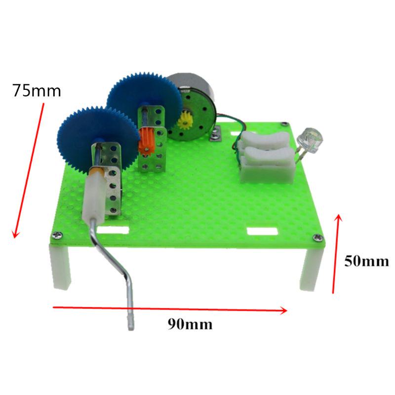 Buy Creative DIY Science Hand Crank Generator Apparatus Kids Children ...