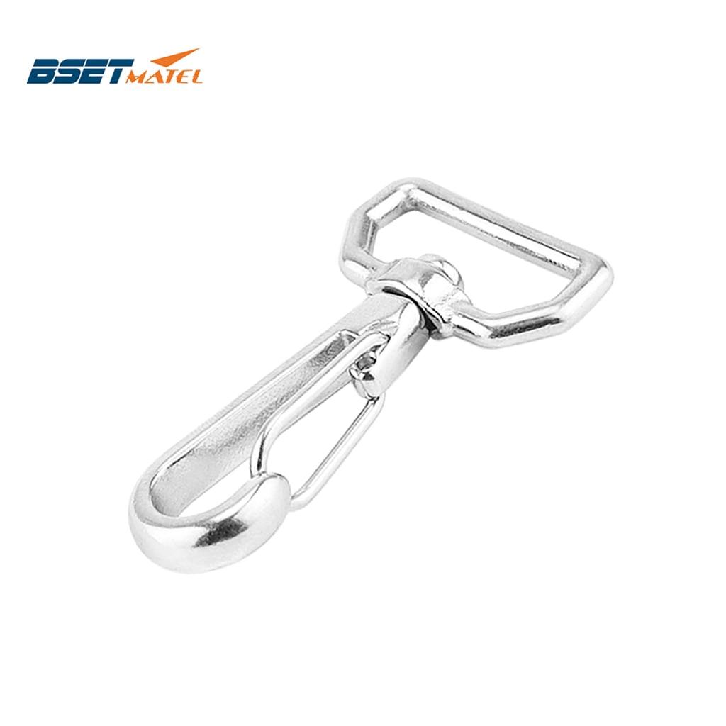 66mm Ring Square Eye Swivel Snap Hook Stainless Steel 316 Quick ...