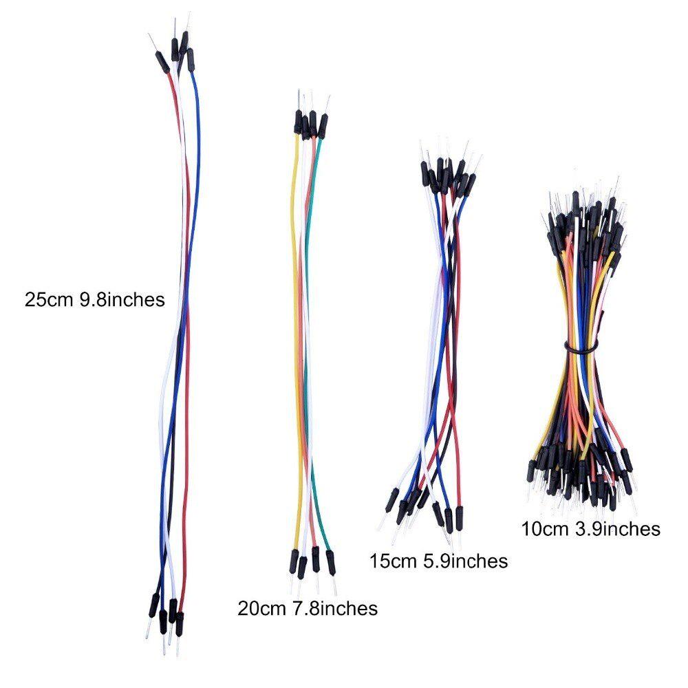 Buy Jumper wires Cables 65pcs Solderless Flexible Breadboard Bread ...