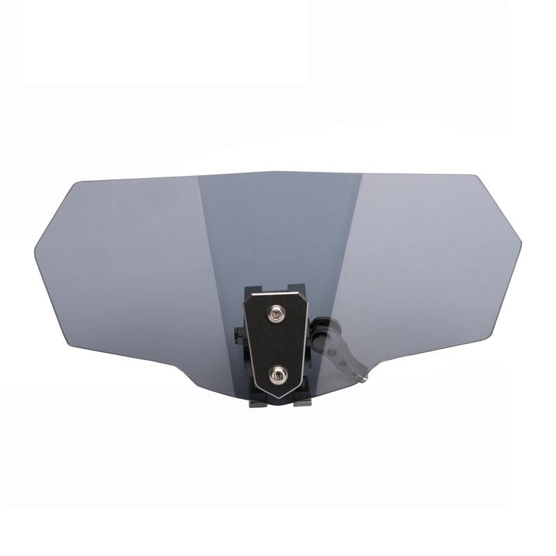 Buy Motorcycle Airflow Adjustable Wind Deflector Windshield Windscreen ...
