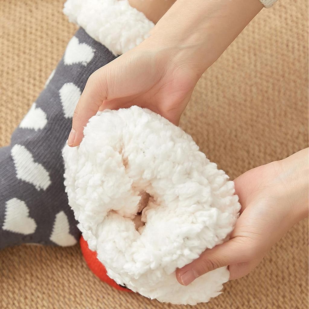 Buy Women Warm Home Socks Autumn Winter Indoor Floor Thick Cozy at ...