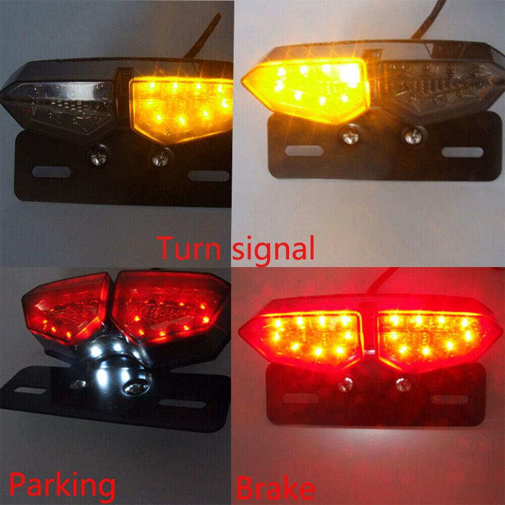 Buy Universal Motorcycle Bike 18 LED Rear Tail Brake Stop Turn ...