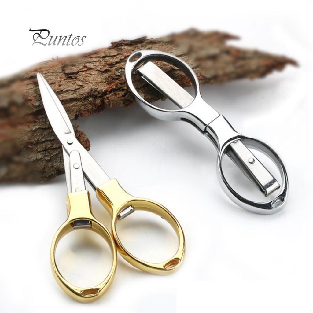 Mini Folding Scissors Keychain Fishing Camping Travel Cutter uygun ...
