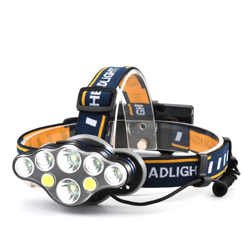 Cheap 8led Led Headlamp 2000lumen Usb Charging Strong Light Outdoor ...