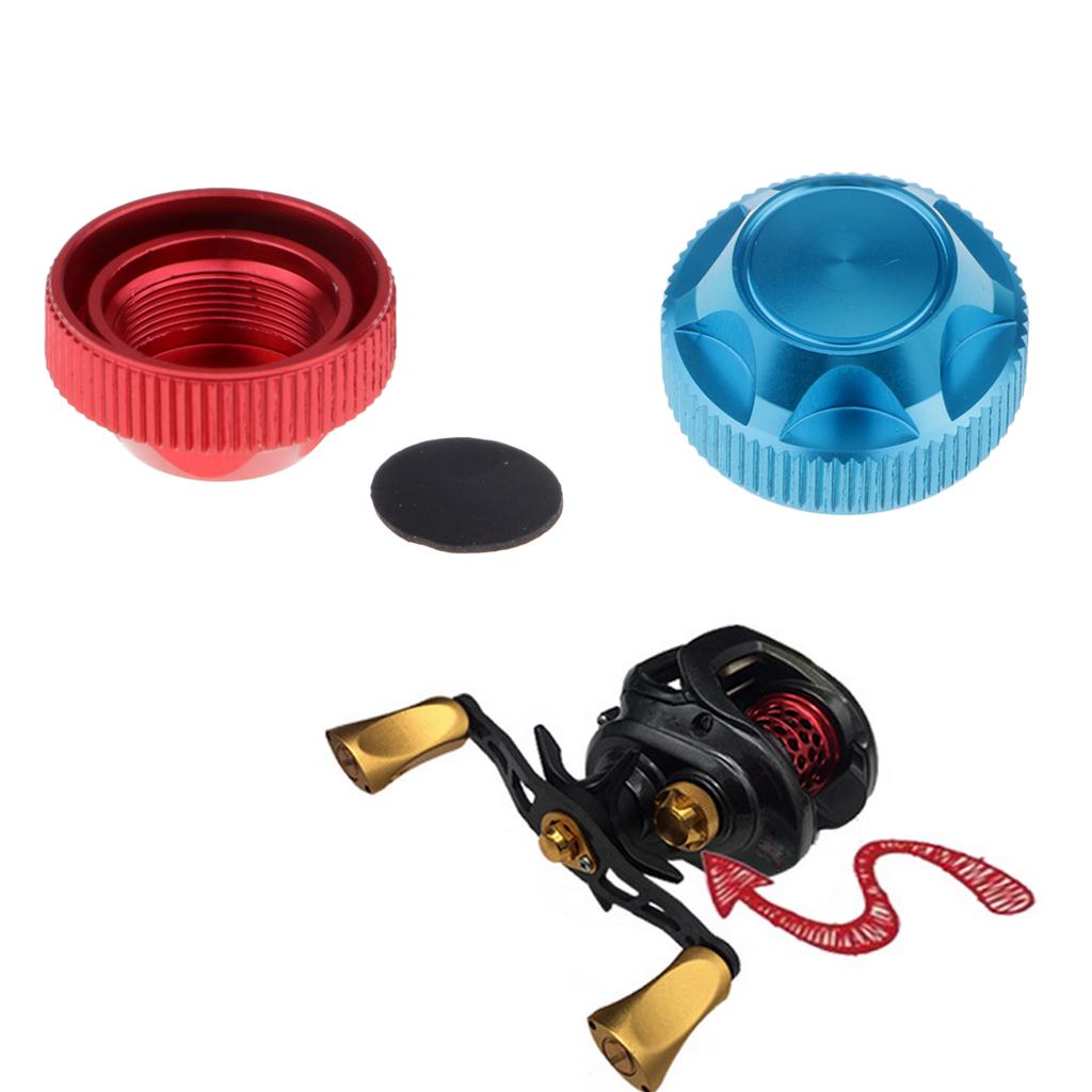 Buy DIY Low Profile Fishing Reel Cast Control Cap for D14/15 Red at ...