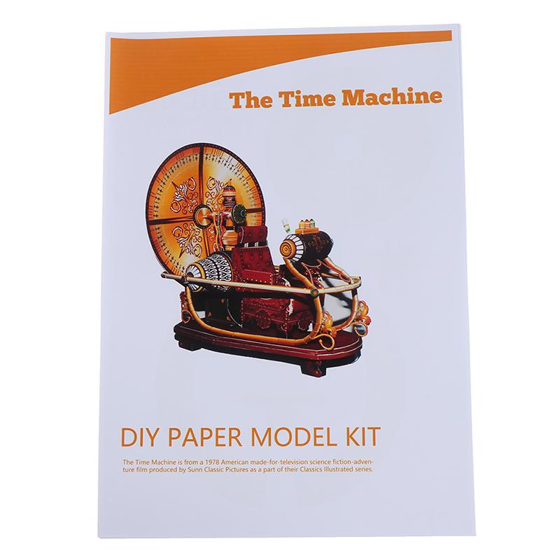 Time Machine Paper Model Puzzle Student Handicraft Course Diy Fan Gift ...