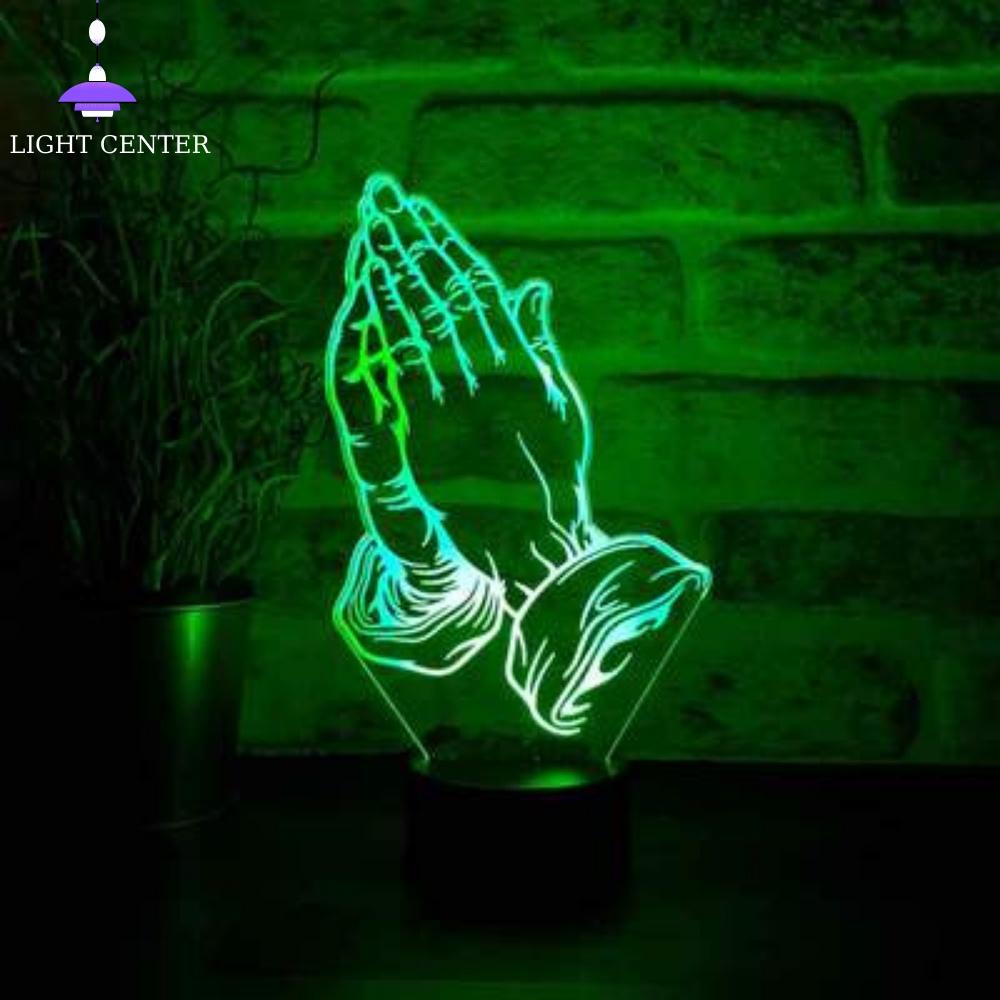 Buy 3D Prayer Themed Led Table Lamp Islamic Bedside Lamp Night Light ...
