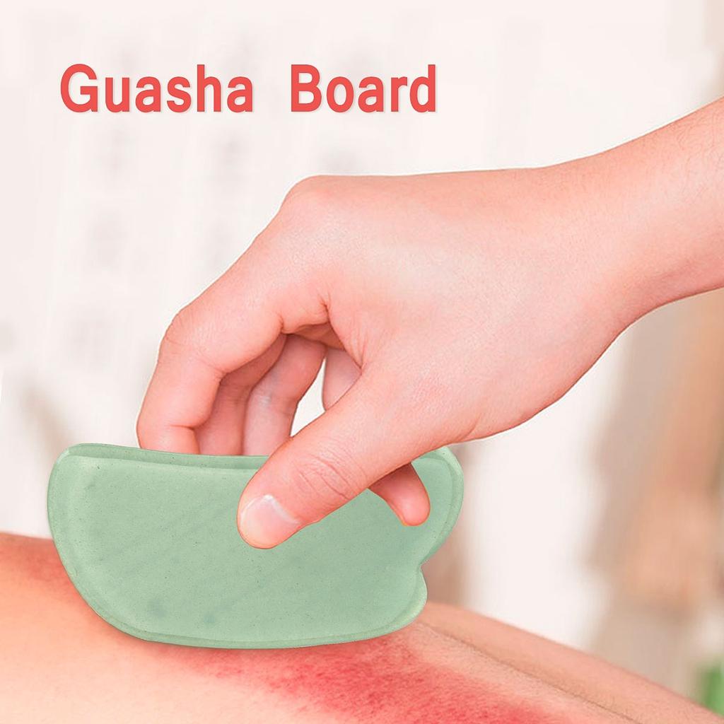 Buy Natural Jade Guasha Stone Board Massage Quartz Guasha Plate Jade ...