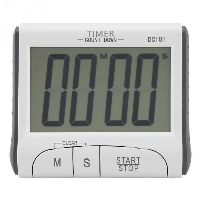Buy Portable Digital Clock Countdown Timer Large LCD Display Kitchen ...