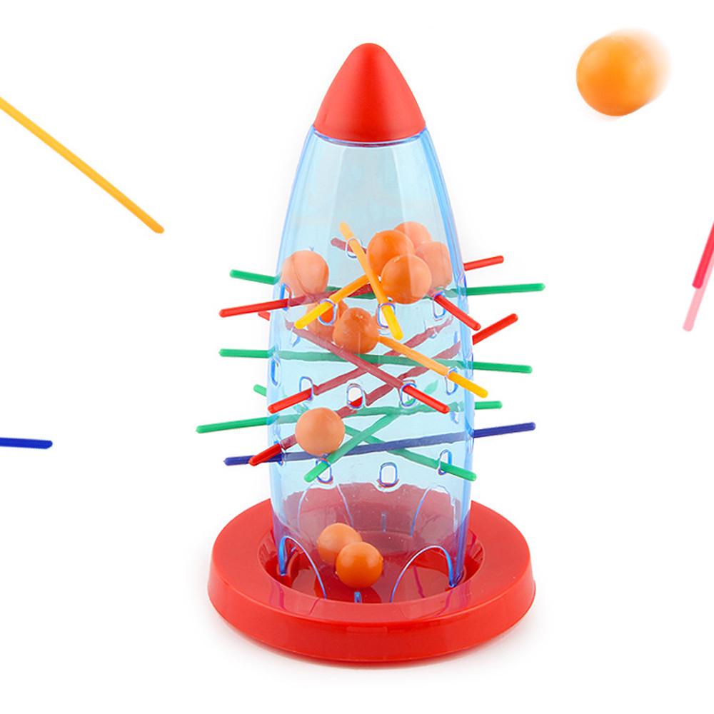 Buy Kids Tumbling Rocket Spaceship Board Game Desktop Pull Out Sticks ...