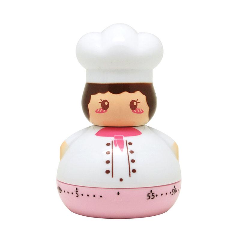 Buy 1 Pcs Kitchen Timer Mechanical Cartoon Chef Digital Cooking ...