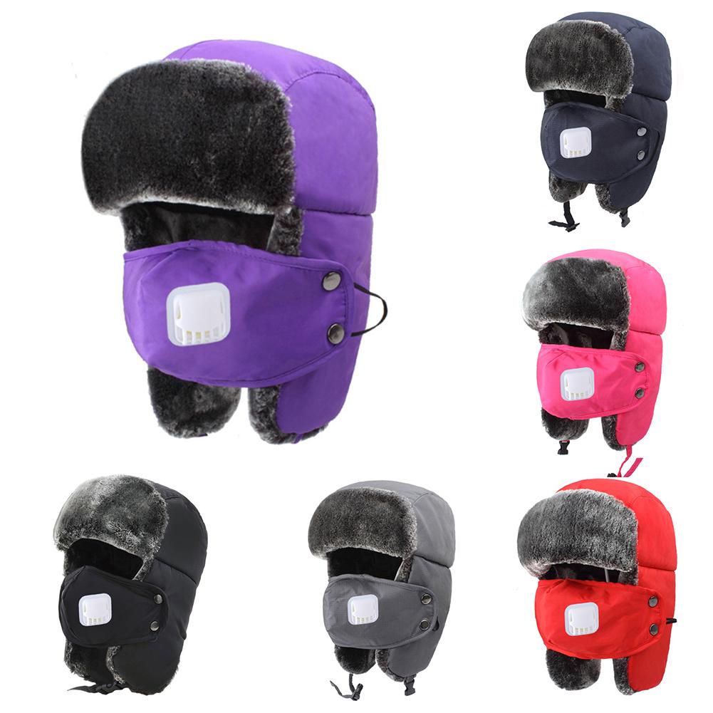 Buy Yousheng Warm Soft Winter Pilot Unisex Hat Ear Protection Skiing ...