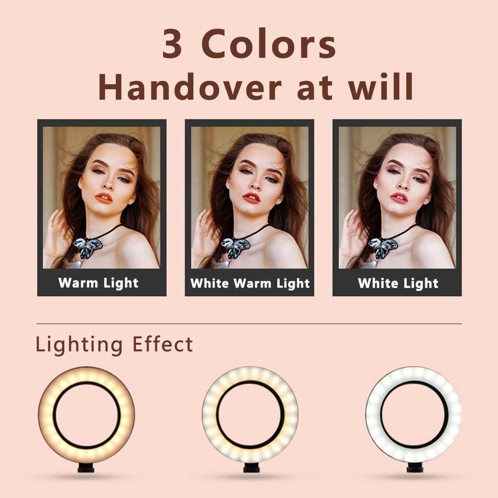 Buy Studio LED Camera Ring Light Photography 16cm Photo Video With USB ...
