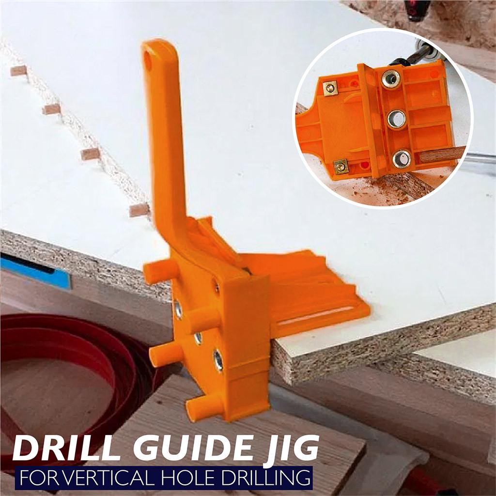 Buy Handheld Woodworking Doweling Tool Drill Guide Wood Dowel Drilling ...