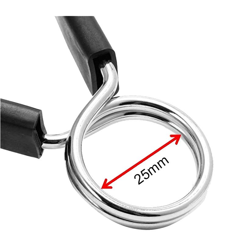 Buy 12Pack Dumbbell Spring Collars, Exercise Barbell Clip Clamps for ...