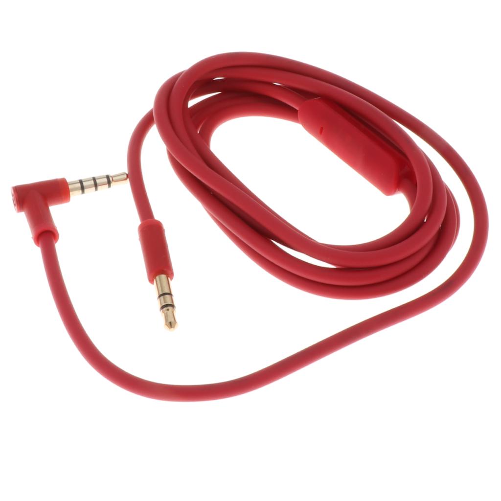 3.5mm Male to Right Angle Headphone Stereo Audio Aux Cable Red uygun ...