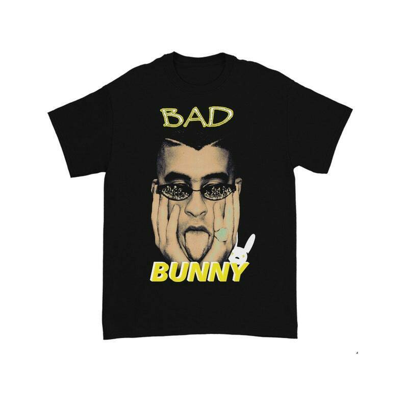Buy Bad Bunny Singer Music Vintage 90S Graphic Bootleg Print T-Shirt ...