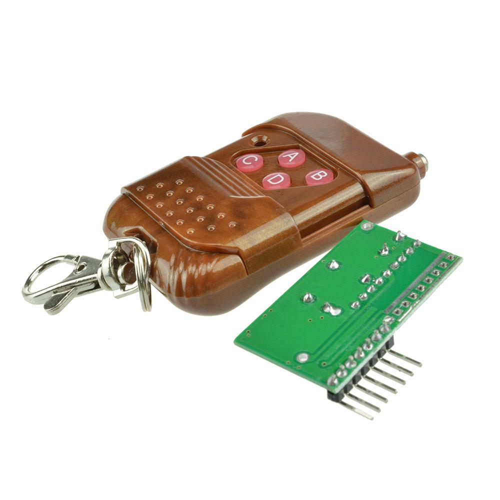 Buy IC 2262/2272 4 CH Key Wireless Remote Control 315MHZ Receiver ...