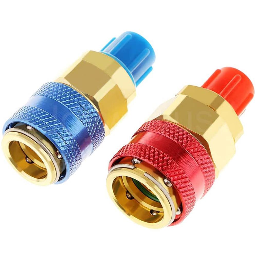 Buy 1 Pair Freon R134A H/L Auto Car Quick Coupler Connector Brass ...