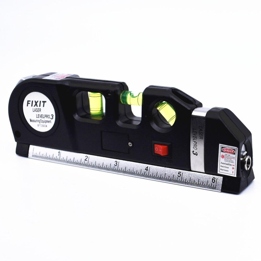Buy Multi-function Laser Level Vertical Measuring Tape Aligner Bubble ...