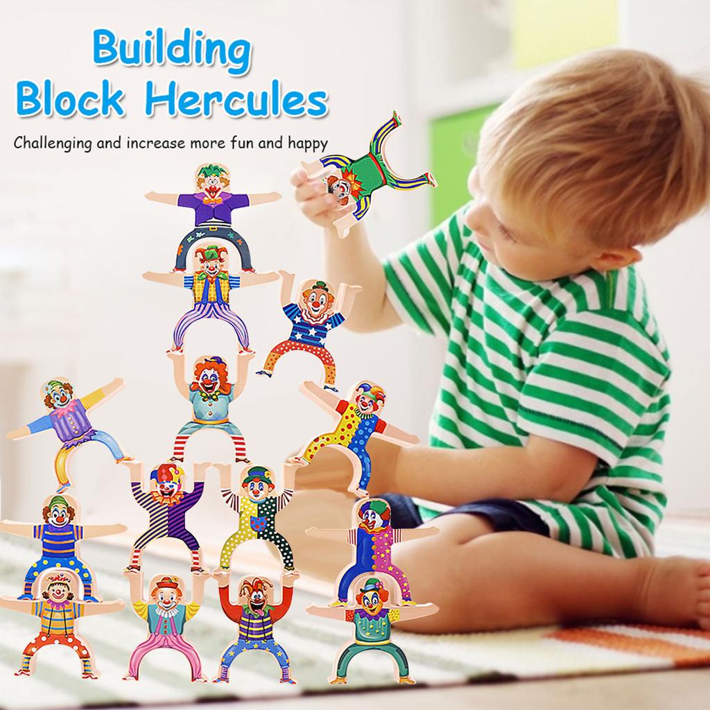 Buy Hercules Stacking Blocks Game Kids Acrobatic Troupe Balancing Toy ...