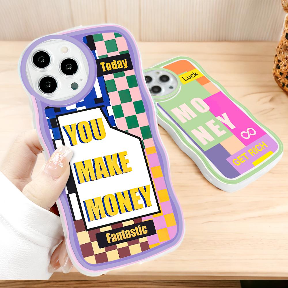 Cheap Fashion Soft Wavy Phone Case Full Cover Camera Protection ...