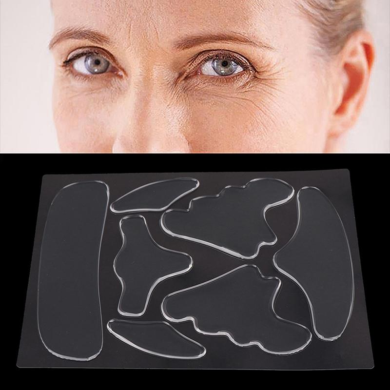 Satın alın 7Pcs Silicone Pads Facial Forehead Neck Stickers Skin Care ...