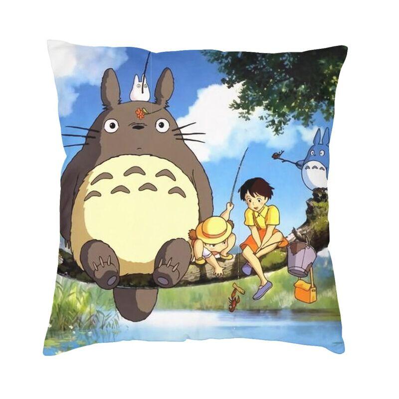 My Neighbor Totoro Throw Pillow Covers Decoration Luxury Studio Ghibli ...