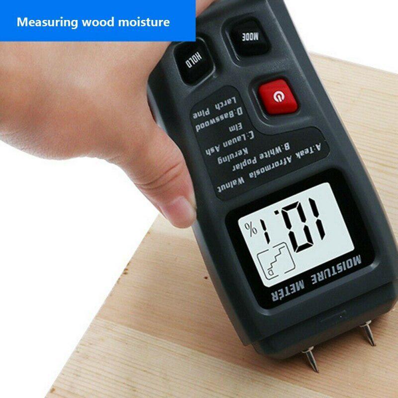 Buy Digital Meter Handheld Moisture Tester Detector Humidity Portable ...