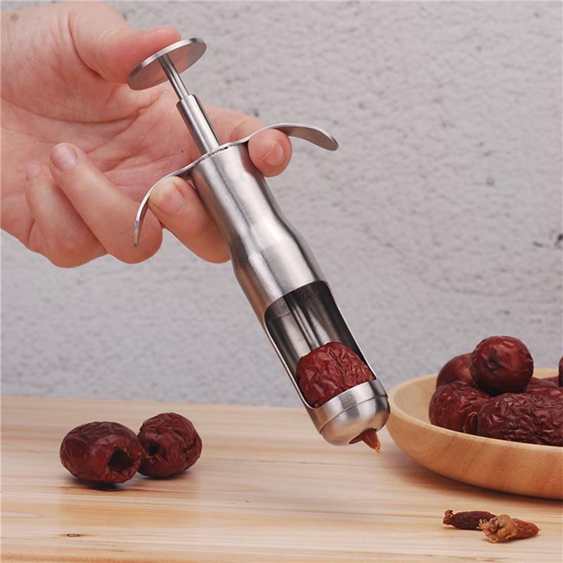 Buy Stainless Steel Red Dates Jujube Cherry Olive Corer Home Kitchen ...