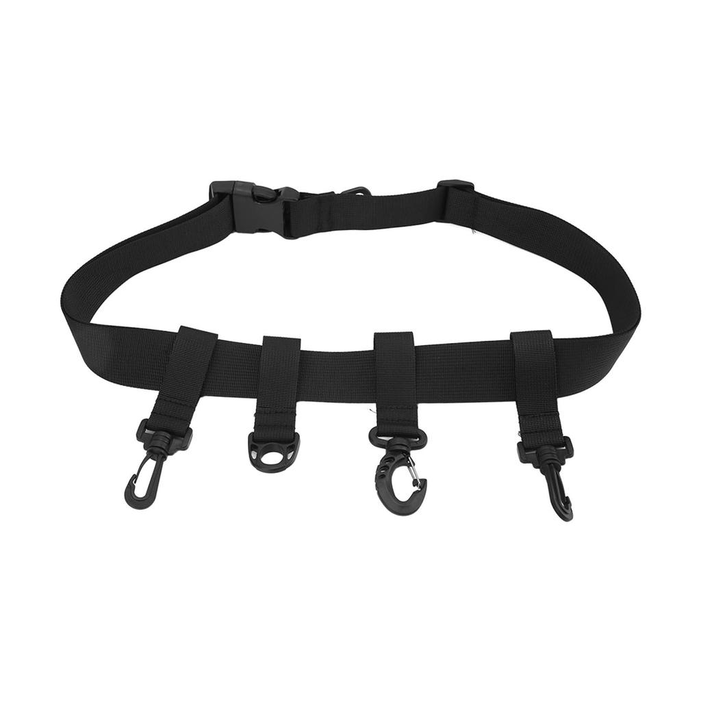Buy Adjustable Fishing Belt Rod Holder Wading Waist Nylon Belt for ...