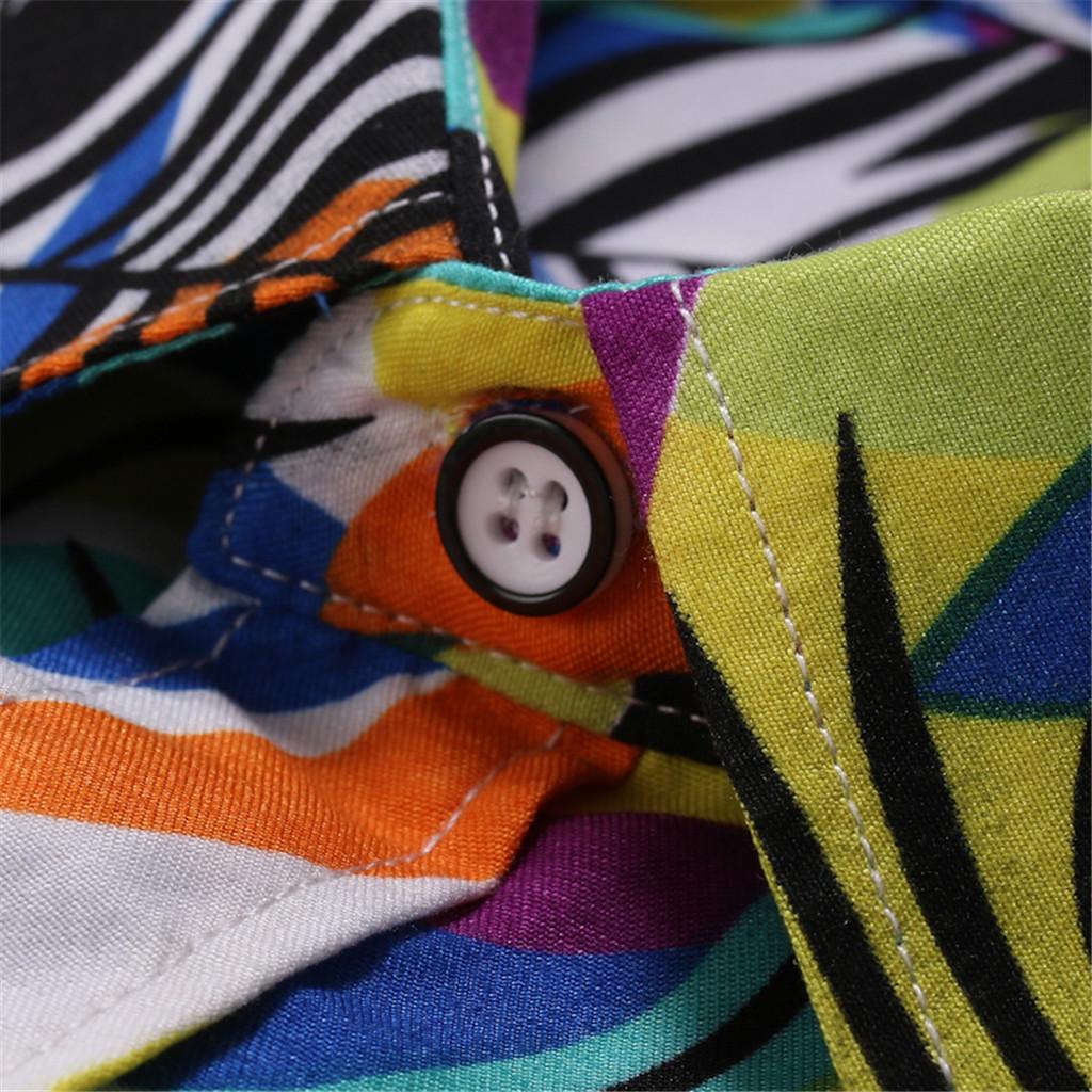 Buy Fashion Mens Color Lump Chest Pocket Short Sleeve Round Hem Loose ...