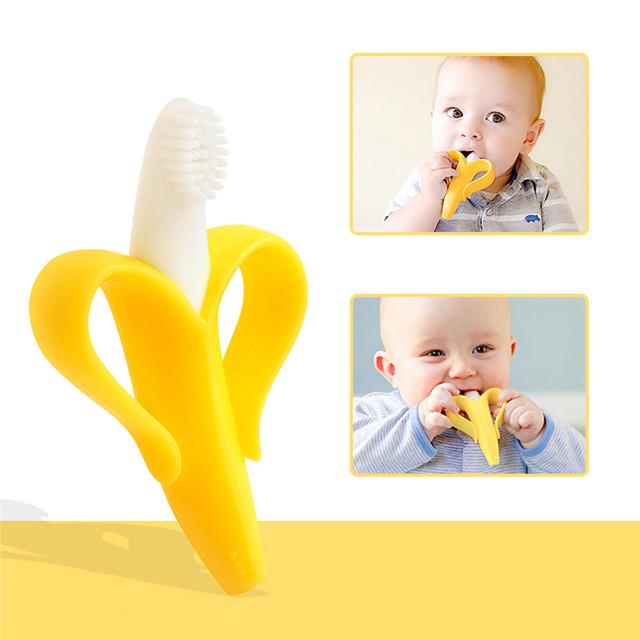 Buy High Quality Silicone Toothbrush And Safe Baby Teether Teething ...