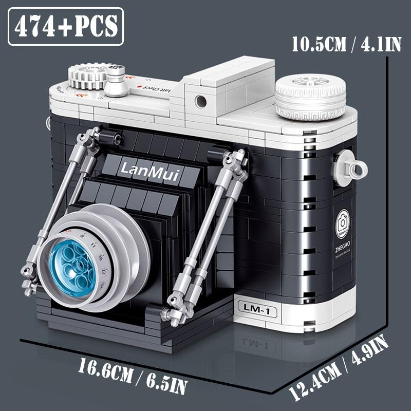 New Film Camera Building Blocks Video Camera Toys Assembly Model DIY ...