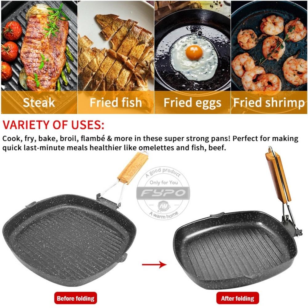 Cheap Non-stick Frying Pan for Kitchen Cast Iron Skillet Fried Steak ...