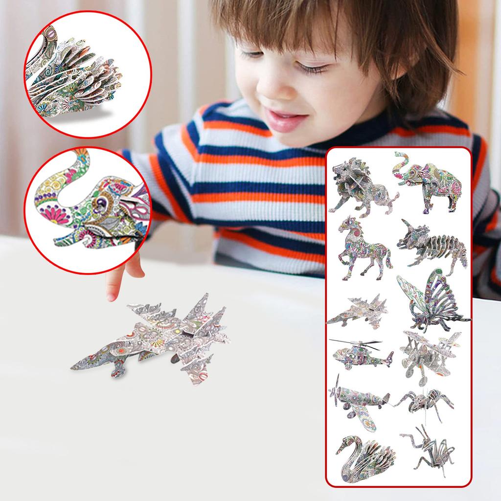 (Projector)3D Three Dimensional Puzzle Children's Educational DIY Hand ...